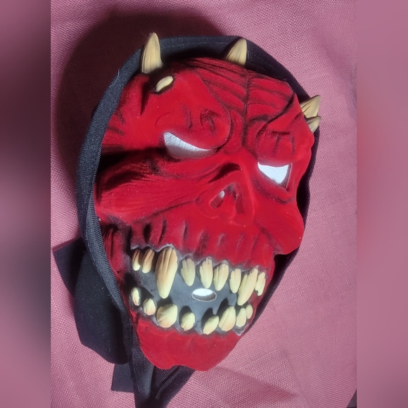 Halloween | Costumes | Demon Devil Red Halloween Mask | Poshmark